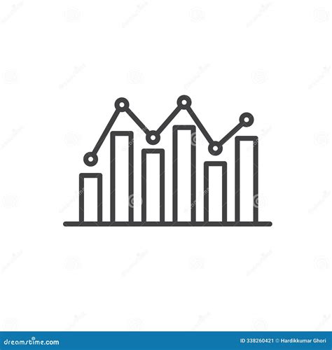 Chart Histogram And Atm Service Icons Infographic Graph Sign Vector Illustration