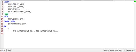 editing sql scripts guide in dbvisualizer