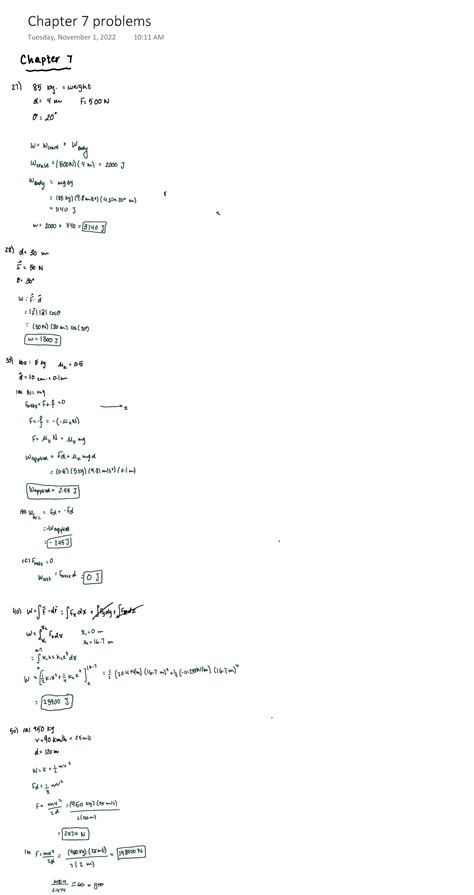 Chapter 7 Problems PEP 111 Chapter 7 Problems Tuesday November 1