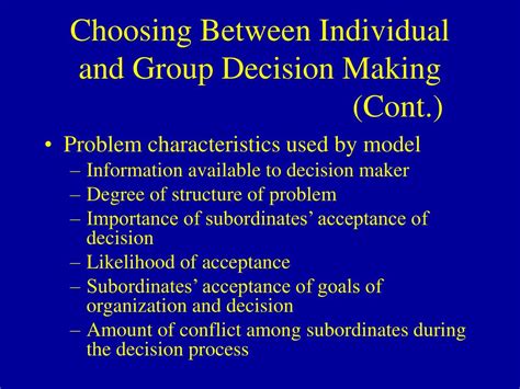 Ppt Chapter 14 Decision Making And Problem Solving Processes