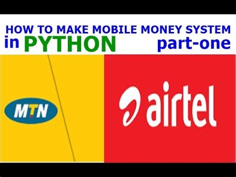 How To Make Mobile Money System Using Python Part One YouTube