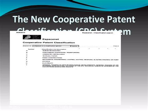 Cpc Classification Inventors Society Oct 3 2015 Odp