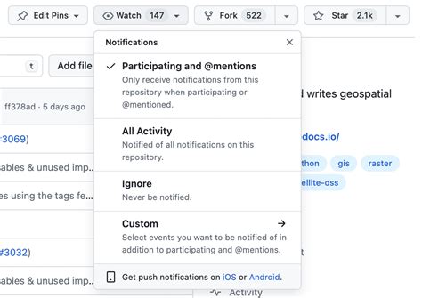 How To Subscribe To Releases On Github Robin S Blog