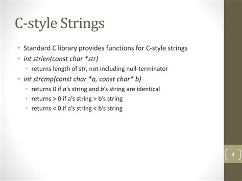 Ppt C Strings Powerpoint Presentation Free Download Id2513680
