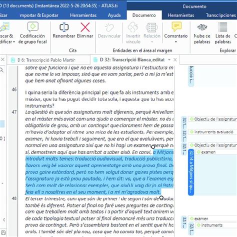 Ejemplo De Codificación De Los Datos Con Atlas Ti Download Scientific Diagram