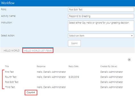 hello world extended version application design