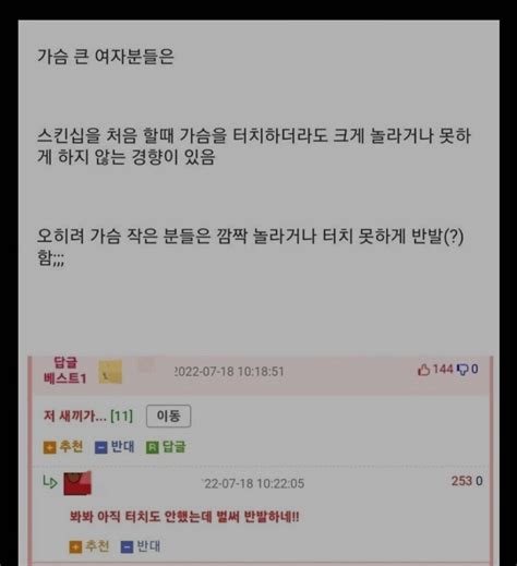 가슴 작은 여자 특 포텐 터짐 최신순 에펨코리아