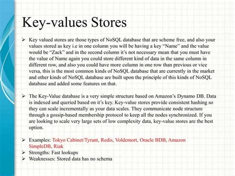 Nosql Databases Types And Uses Pptx