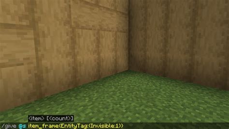 How To Get Invisible Item Frames In Minecraft