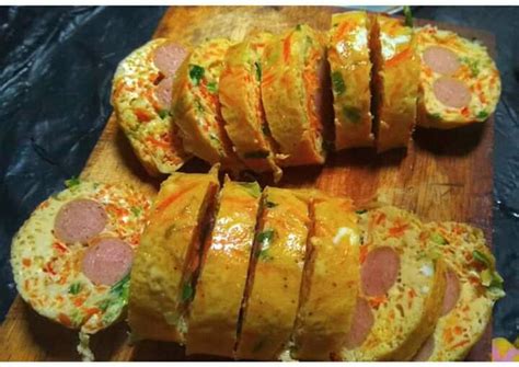 Resep Sostel Simple Sosis Telur Eggroll Tanpa Perlu Pakai Alatnya