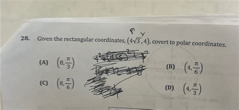 solved given the rectangular coordinates 432 4 ﻿covert