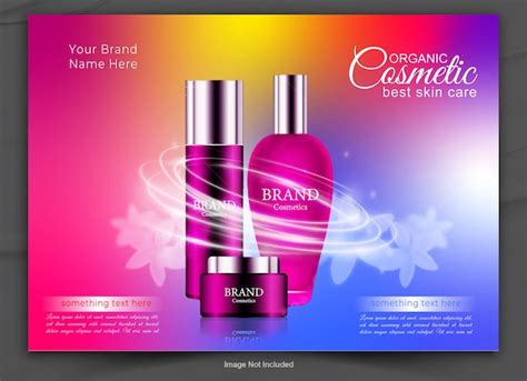 Premium Vector Cosmetics Product Ads Design Template Vector
