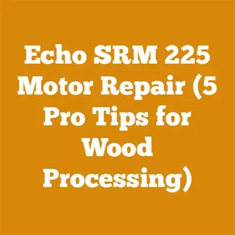 Echo SRM 225 Motor Repair 5 Pro Tips For Wood Processing