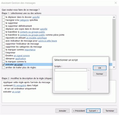 Enregistrement Automatique Pj Outlook