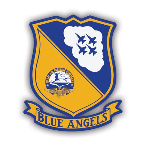 Blue Angels Shield Sticker Decal Weatherproof Demonstration