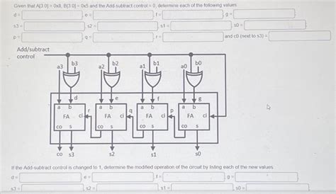 Solved Given That A 30 0×8b 30 0×5 And The Add Subtract