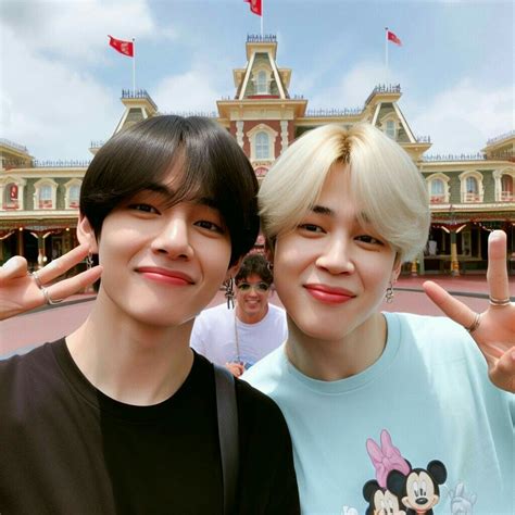 مصنوعی با شیپ جیمین و تهیونگ ویمین و جینهوپ عکس ویسگون