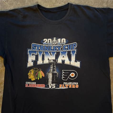 L 2010 Stanley Cup Hockey Final Tee •no Flaws 📲dm Depop