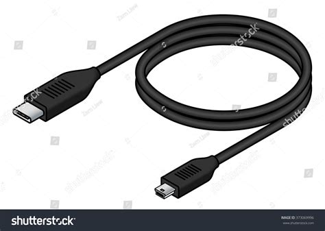Usb Universal Serial Bus Cable Usb Stock Vector Royalty Free