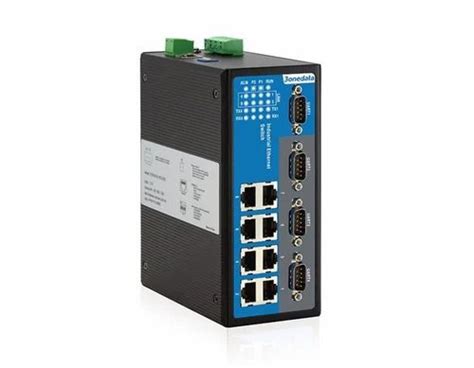 IES618 4D 8 Port Managed Industrial Ethernet Switch With 4 Serial Ports At 20000 Industrial