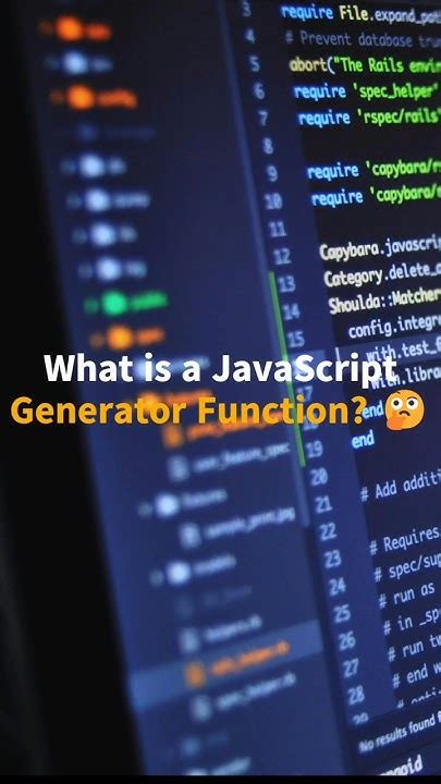 🤔 what is a javascript generator function🤔 coding programming