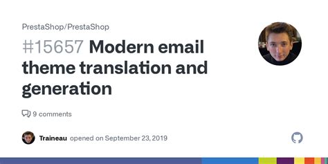 Modern Email Theme Translation And Generation · Issue 15657