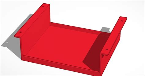 Raspberry Pi Argon Case Under Table Shelf Mount By Asaqwerty Download Free Stl Model