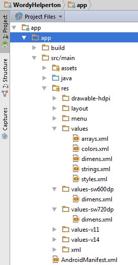 How Does One Get Dimens Xml Sw600dp Into Android Studio Stack Overflow