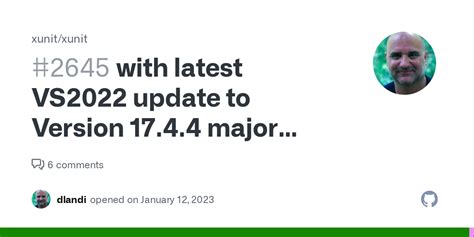 with latest vs2022 update to version 17 4 4 major problem with any new