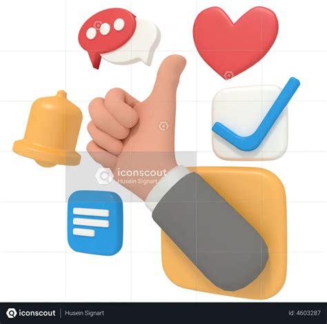 Approval Notification 3d Illustration Free Download Network And Communication 3d Illustrations