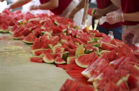 Fruity Fun At The Watermelon Festival