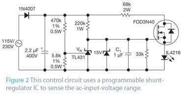 Circuit Provides Universal Ac Input Voltage Adapter EDN