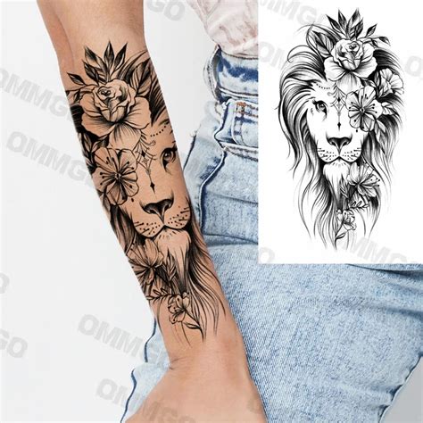 Lion Girl Tattoo