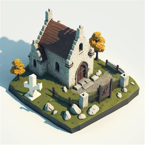 Premium Photo Rpg Clerig Isometric Rpg Item Object For Rpg Game Generative Ai