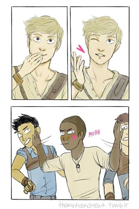 Thominhoandnewt Tumblr Com Post 100980619454 Can You Draw Newt Blowing A Kiss Ps I Love