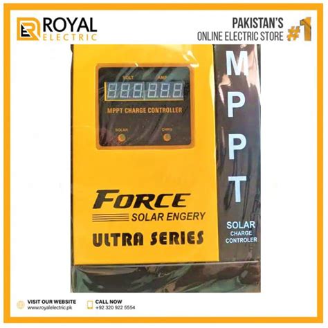 Force Mppt Solar Charge Controller 60 Ampere Royal Electric