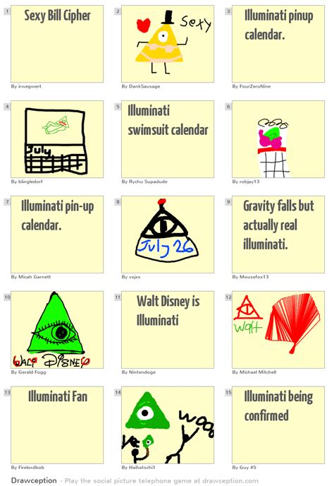 Sexy Bill Cipher Drawception