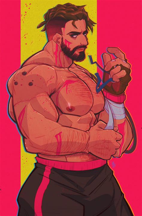 Rule 34 Abs Agent P 3 Atomic Heart Bara Beard Biceps Clothing Male Male Nipples Male Only