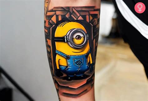8 Playful Minion Tattoo Designs To Brighten Your Day