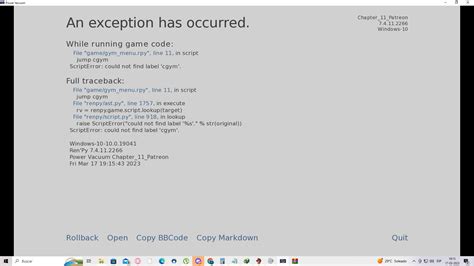 Renpy Power Vacuum [ch 12 Official] [what Why Games] F95zone
