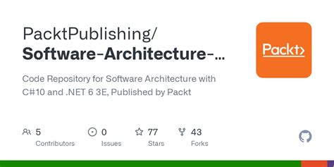 github packtpublishing software architecture with c 10 and 6 3e