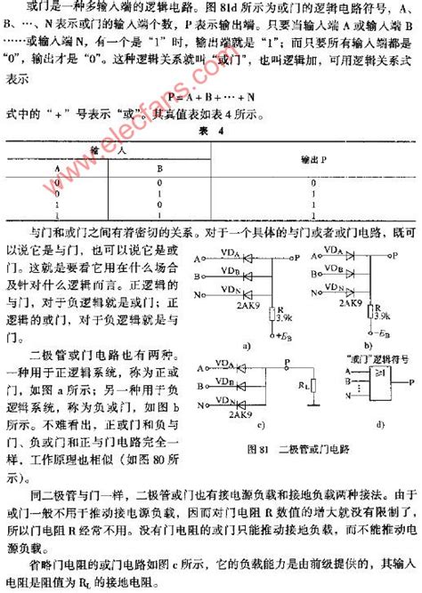 二极管或门电路图二极管电路图作用反向二极管电路图大山谷图库