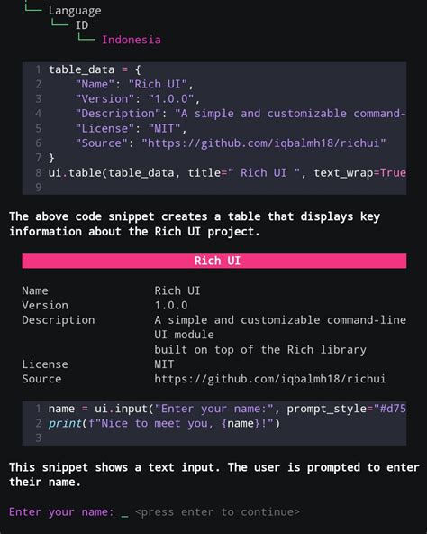 Github Iqbalmh18richui An Interactive Command Line Ui Module Built
