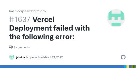Vercel Deployment Failed With The Following Error · Issue 1637