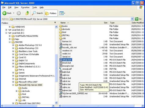 Berikut Cara Instalasi Sql Server 2000 Personal Edition Di Windows Xp