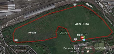 Course Map Wormwood Scrubs Luca