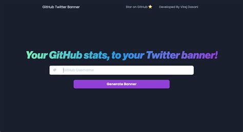 GitHub Virejdasani GitHub Twitter Banner Your GitHub Stats To Your Twitter Banner