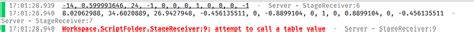 Attempt To Call Table Value When Teleporting Player Scripting Support
