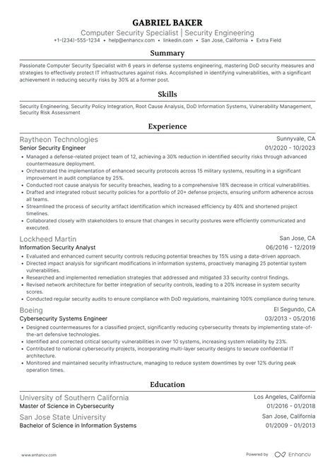 Computer Engineer Resume Examples Guide For