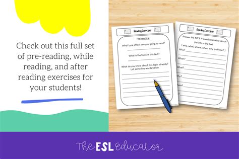 How To Plan Really Easy And Effective Reading Activities For Esl The
